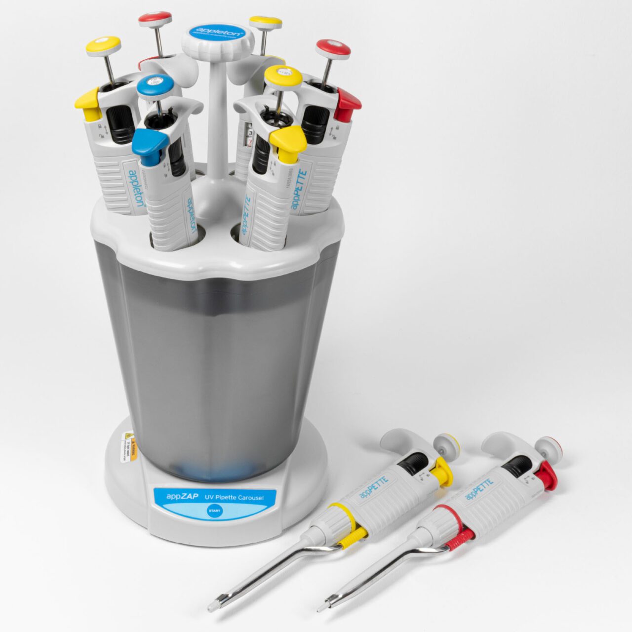 appZAP UV Pipette Carousel | Appleton Scientific